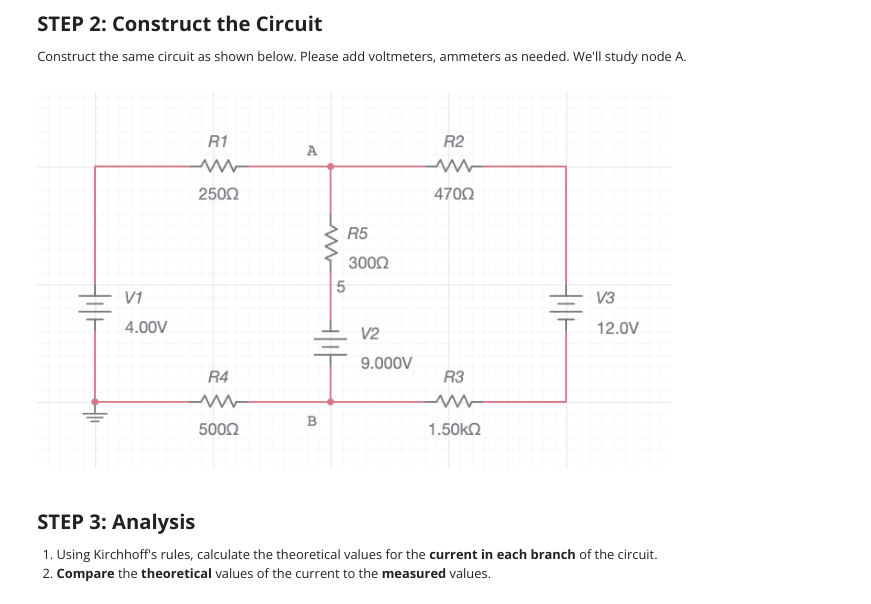 Solved STEP 2: Construct the Circuit Construct the same | Chegg.com