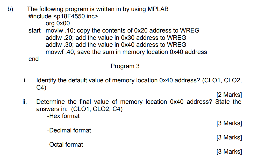 Solved A Circuit With A Pic18f4550 Microcontroller Is 