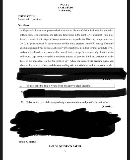 Solved A 35-year-old Indian man presented with a 48-hour | Chegg.com