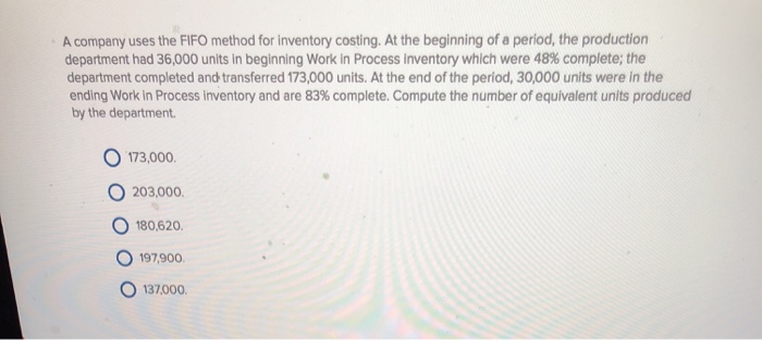 Solved A company uses the weighted average method for | Chegg.com