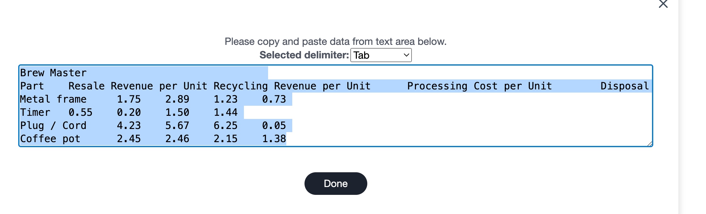Solved Revenue retrieval for Brew Master =$ (round your | Chegg.com