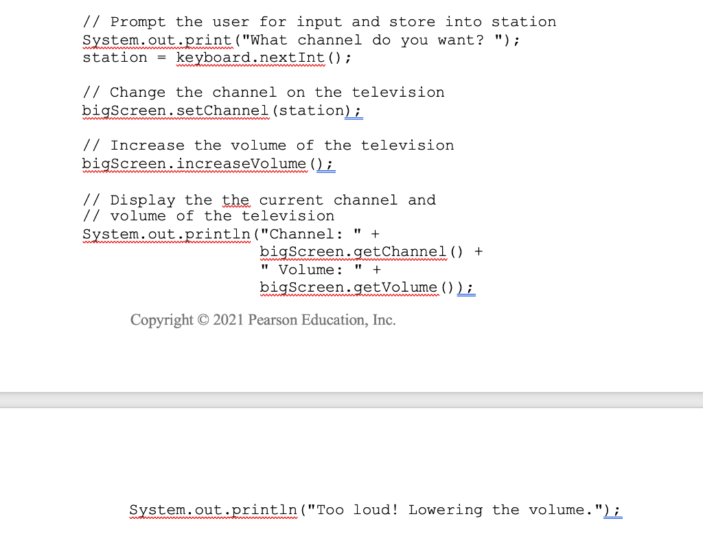 Solved We will write the Television class. Each object that | Chegg.com