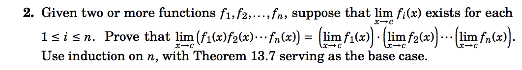 Solved 2. Given two or more functions f1,f2,...,fn, suppose | Chegg.com