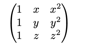 Solved Vandermonde matrices can be used to evaluate | Chegg.com