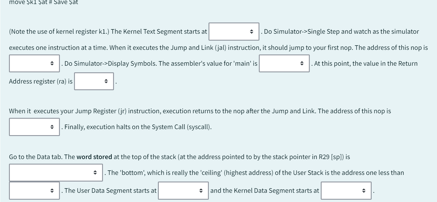 Solved Open QtSPIM and return to this page. QtSPIM is | Chegg.com