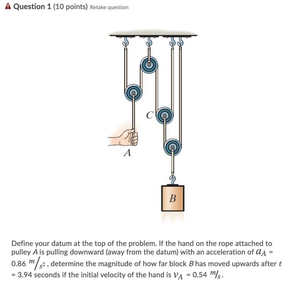Solved A Question 1 (10 points) Retake question С A B Define | Chegg.com