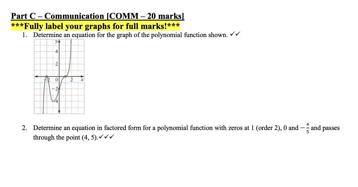 Solved Part C – Communication (COMM – 20 marks] ***Fully | Chegg.com