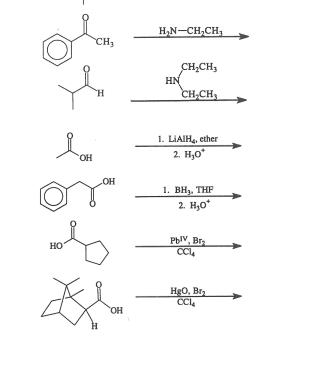 Solved HN-CH.CH CH , CH,CH, HN CH,CH 1. LAIH, ether 2. H,0* | Chegg.com