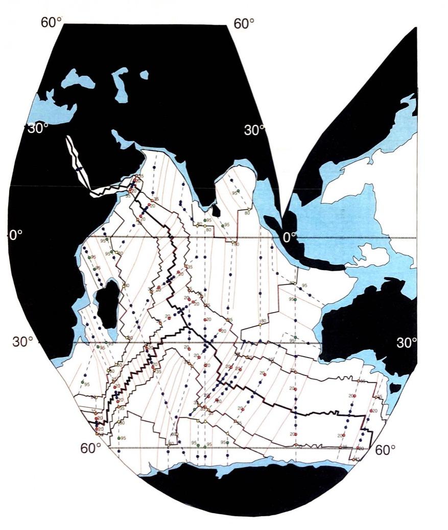 Solved Complete an Age Map of the Indian Ocean by | Chegg.com