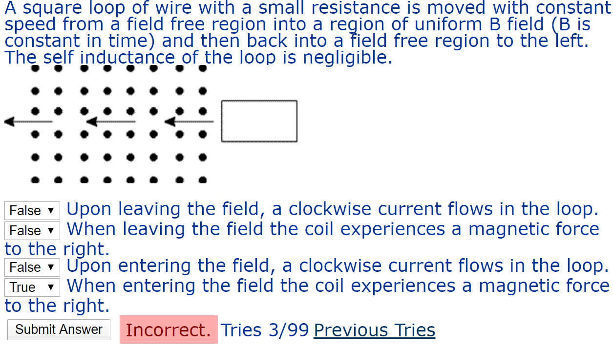 Solved A square loop of wire with a small resistance is | Chegg.com