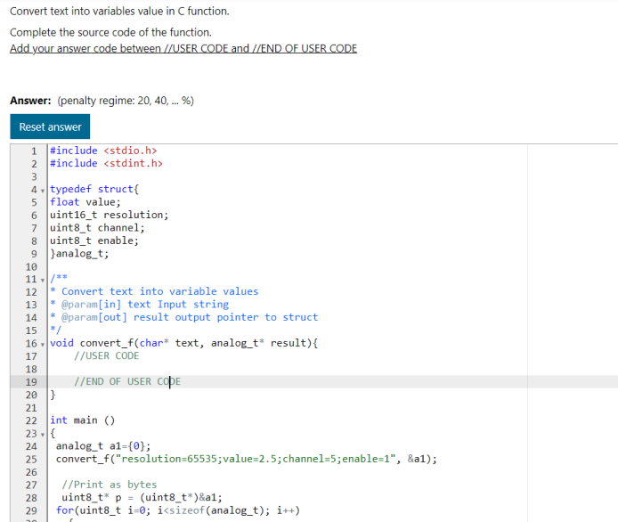 Solved Convert text into variables value in function. | Chegg.com
