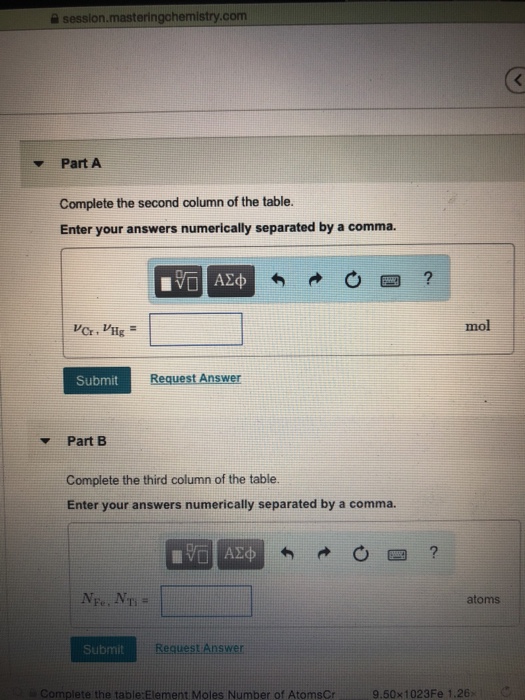 Solved complete the second column of the table complete the | Chegg.com