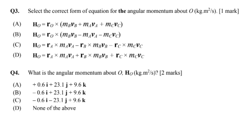 Solved Part A: Q1 to 24 Y 1.5 m VC 0.9 m Figure 1 VB 2.4 m | Chegg.com