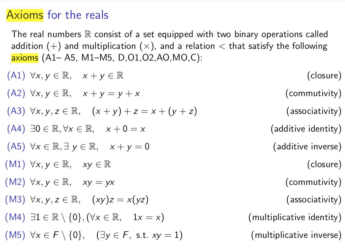 Solved 1. Prove, using the axioms for R as given in | Chegg.com