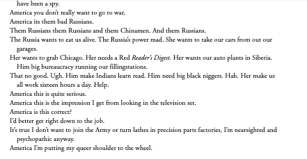 Solved In the "America" poem by Allen Ginsberg What stood | Chegg.com