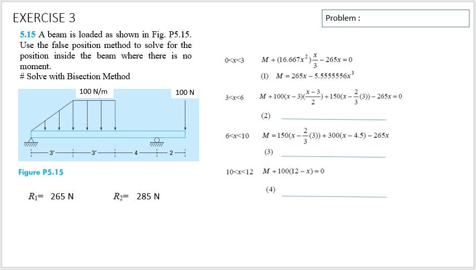 Solved topic: numerical analysis for engineering (roots of | Chegg.com