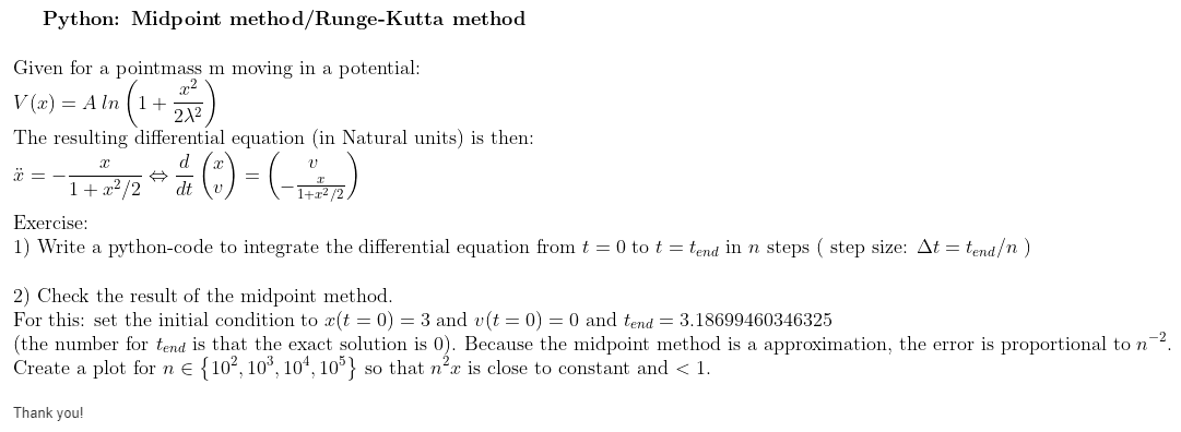 Solved This code was given to compare the Euler method to | Chegg.com