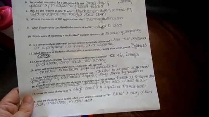 Solved medical Assistant test | Chegg.com