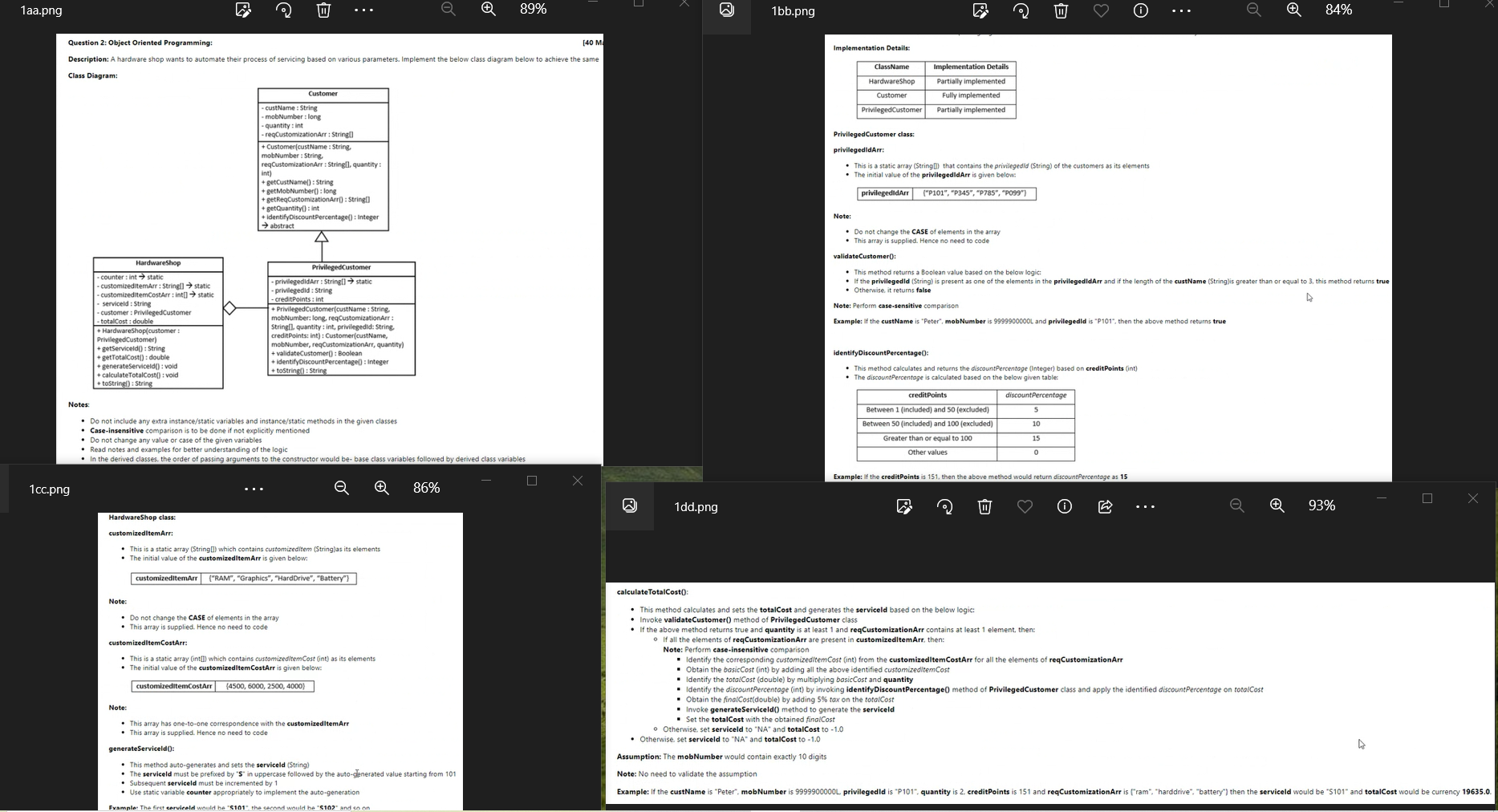 Java program. here is 1 program. 4 pictures. | Chegg.com