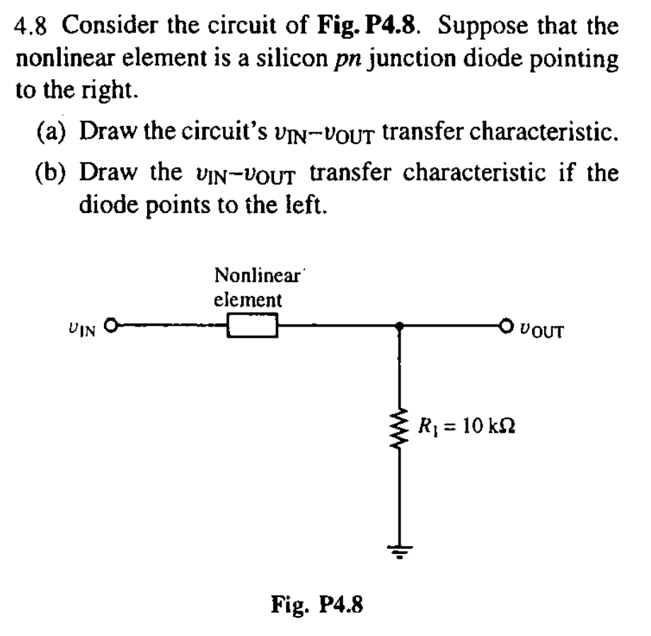 Solved 4.8 Consider the circuit of Fig. P4.8. Suppose that | Chegg.com
