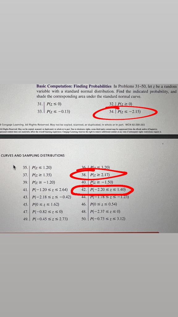 Solved Only the numbers that are circled so 34, 38 and 42 | Chegg.com