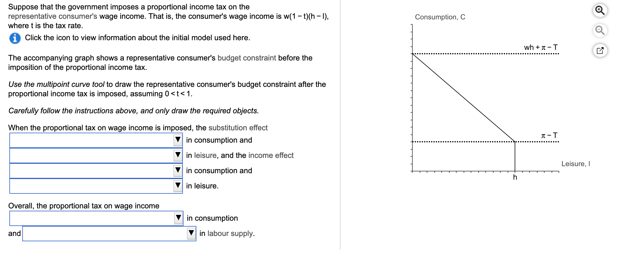 Solved The options on the drop down menus for all the | Chegg.com