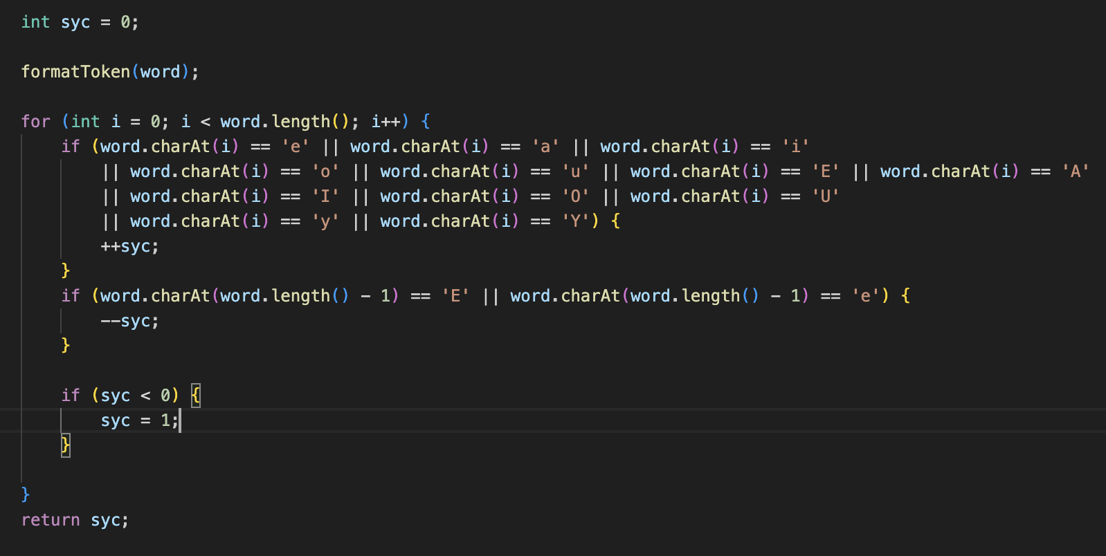 Solved javai have to count the syllables in each sentence | Chegg.com