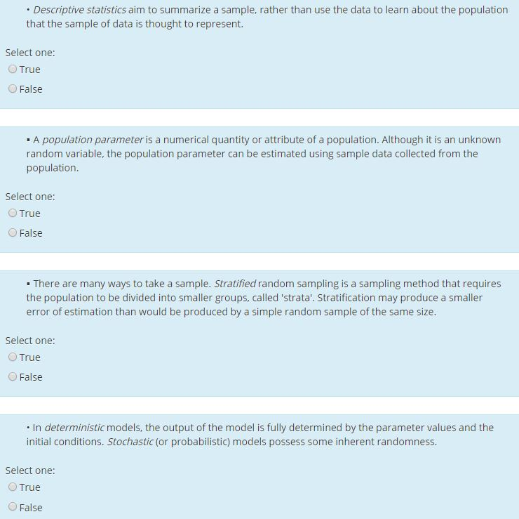 Solved • Descriptive Statistics Aim To Summarize A Sample 