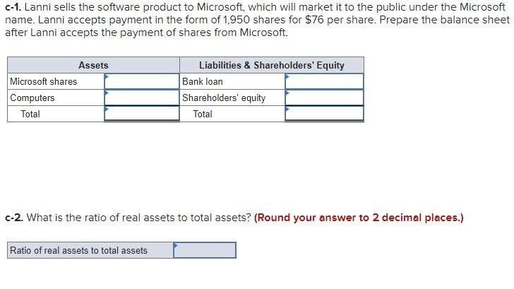 Solved Lanni Products is a start-up computer software | Chegg.com