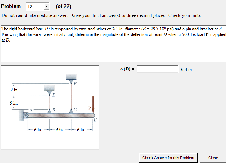 Solved Problem: (of 22) Do not round intermediate answers. | Chegg.com