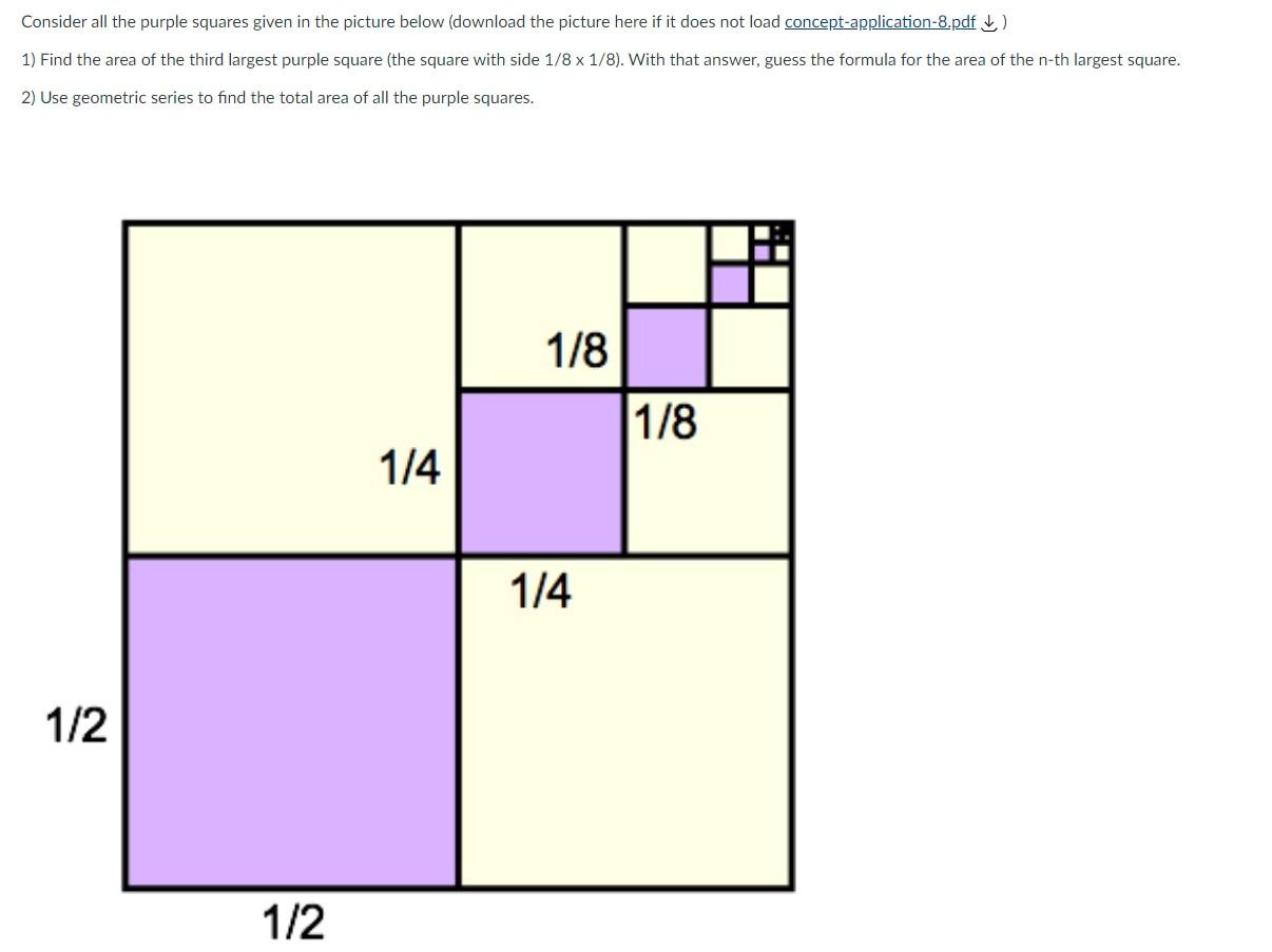 Solved Consider all the purple squares given in the picture | Chegg.com