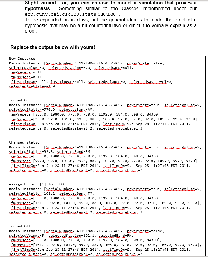 Solved (2a) Model a physical entity as a Java Class (70 | Chegg.com