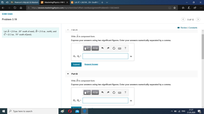 Solved 16 Pearson's Mylab & Masterin MasteringPhysics: HW X | Chegg.com