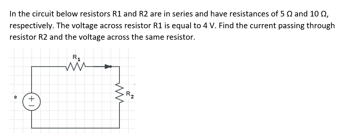 Solved In the circuit below resistors R1 and R2 are in | Chegg.com