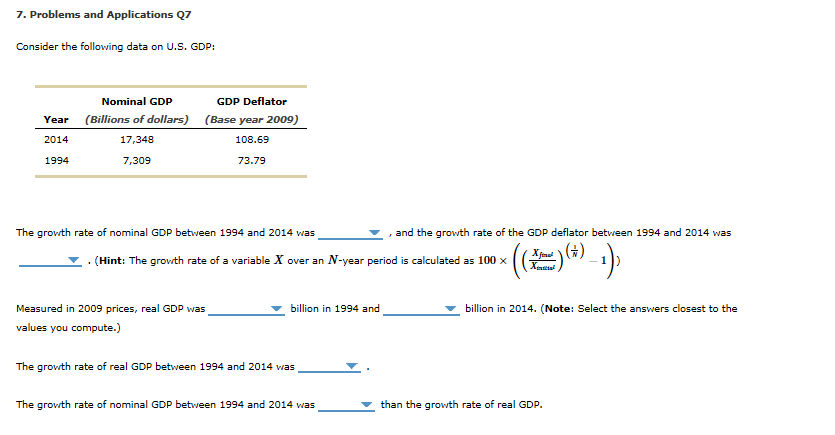 Solved 7. Problems and Applications Q7 Consider the | Chegg.com