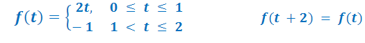 Solved FOURIER A periodic function 𝑓 (𝑡) of arbitrary | Chegg.com