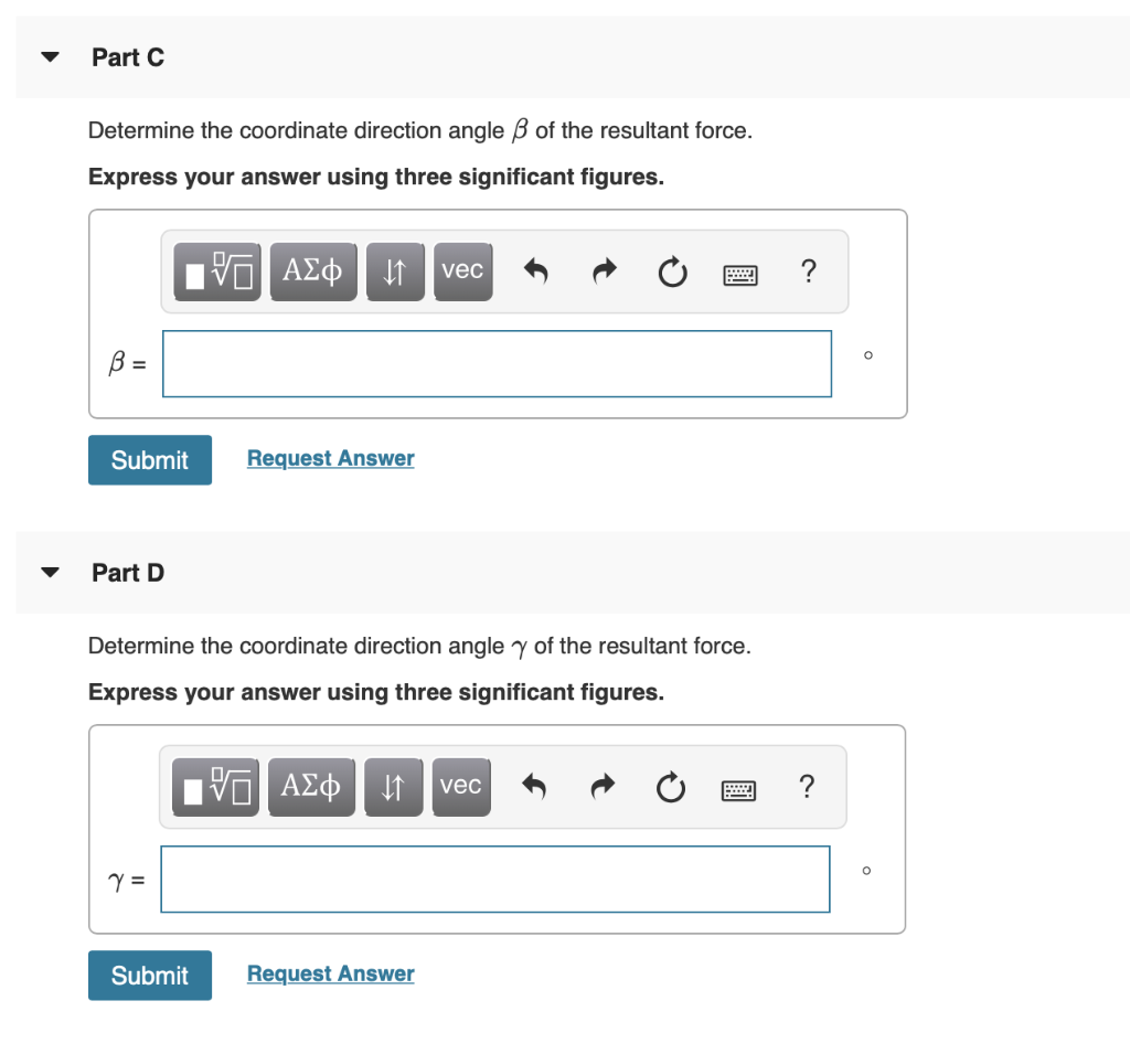 Solved Suppose that F2 = 490 N. (Figure 1) Part A Determine | Chegg.com