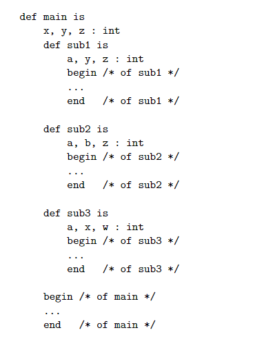 Solved Given the following calling sequences and assuming | Chegg.com