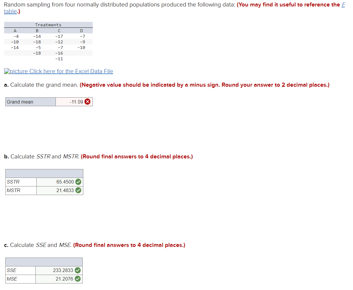 Solved Random sampling from four normally distributed | Chegg.com