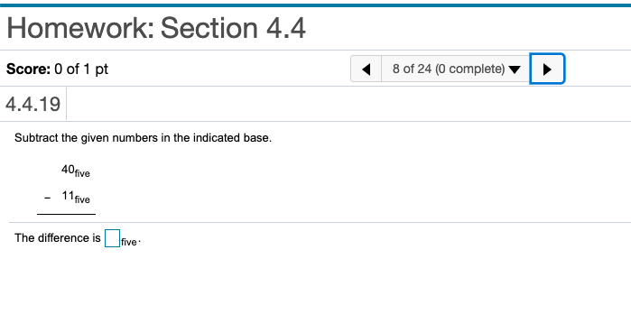 Solved Homework Section 4 4 Score 0 Of 1 Pt 8 Of 24 0