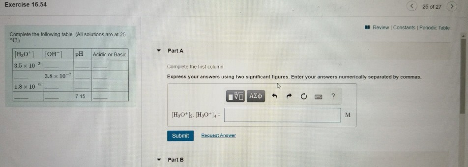 Solved Exercise 16.54 25 of 27 > Review Constants Penodic | Chegg.com