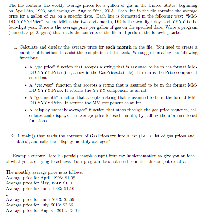 Solved - Using Python - Working with files. - Gain more | Chegg.com