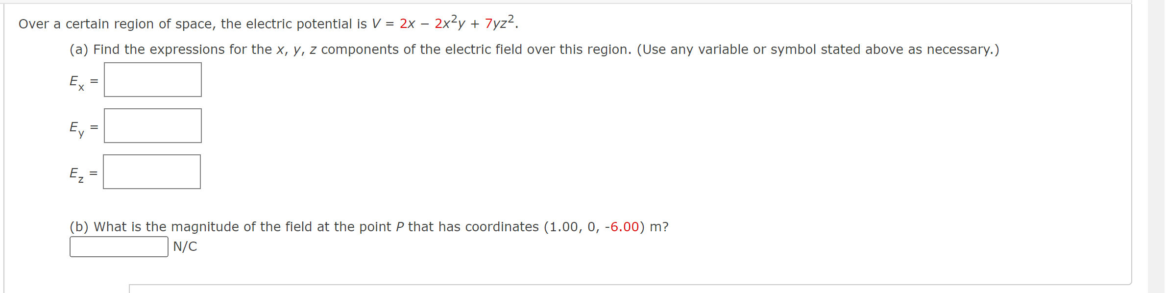 Solved Two charges, q1=−14.5nC and q2=30.0nC, are separated | Chegg.com