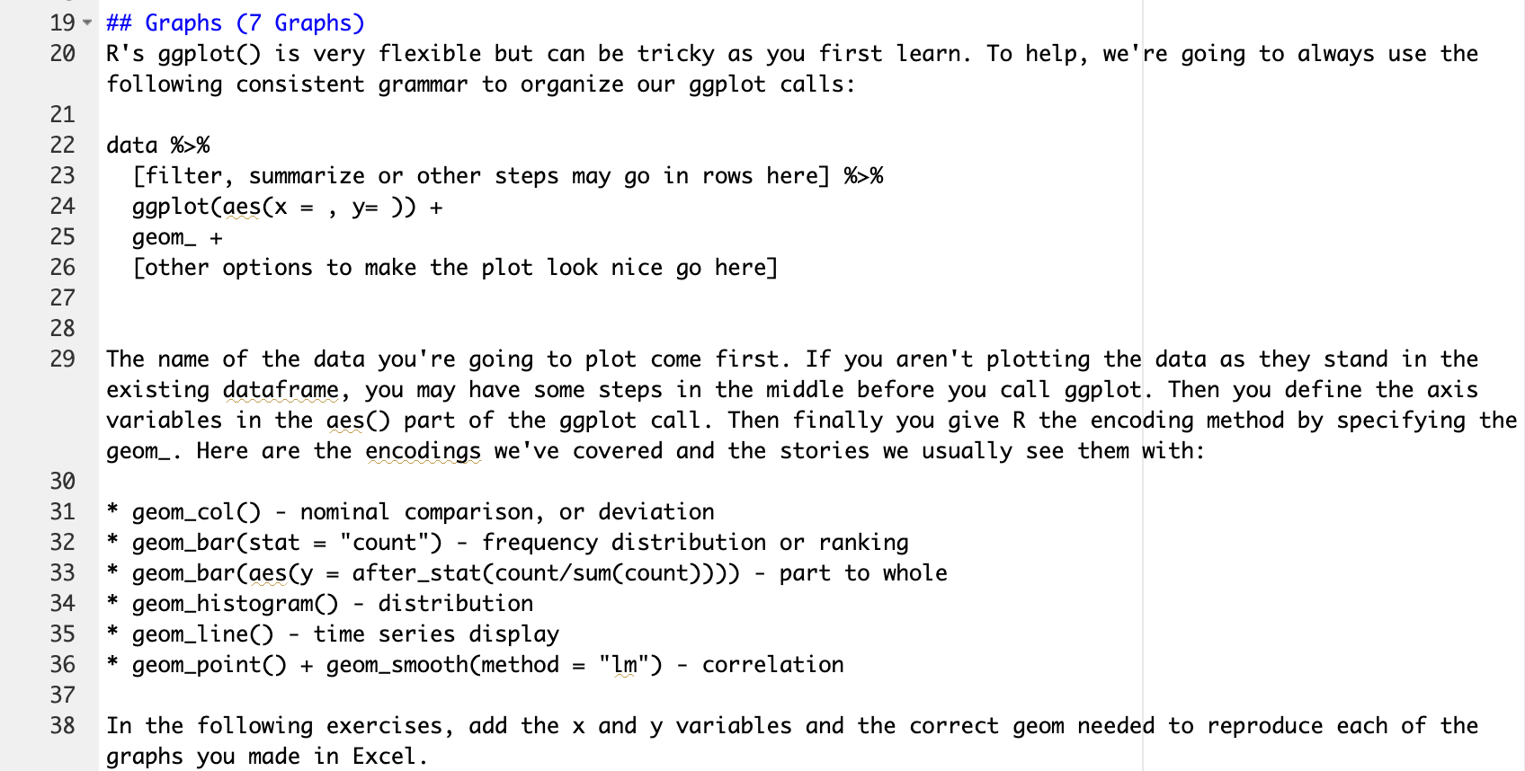 Solved For the 3rd picture, what is X and Y and the geom? | Chegg.com