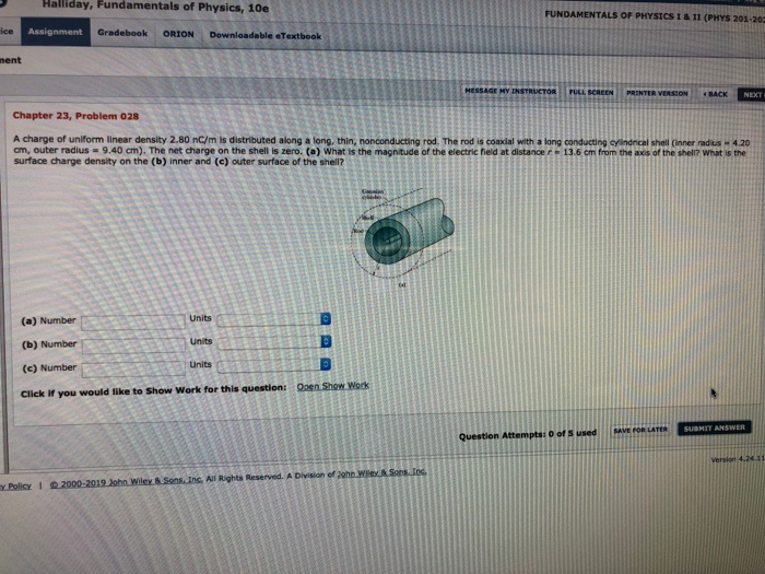 Solved Halliday, Fundamentals of Physics, 10e FUNDAMENTALS | Chegg.com Solved Halliday, Fundamentals of Physics, 10e FUNDAMENTALS | Chegg.com