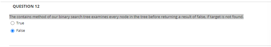 Solved QUESTION 10 2 points Given the following binary tree, | Chegg.com
