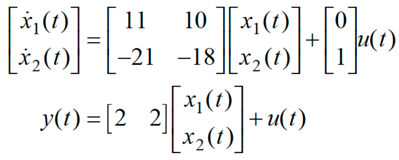 Solved Solve the state-variable system for x1(t) and x2(t), | Chegg.com