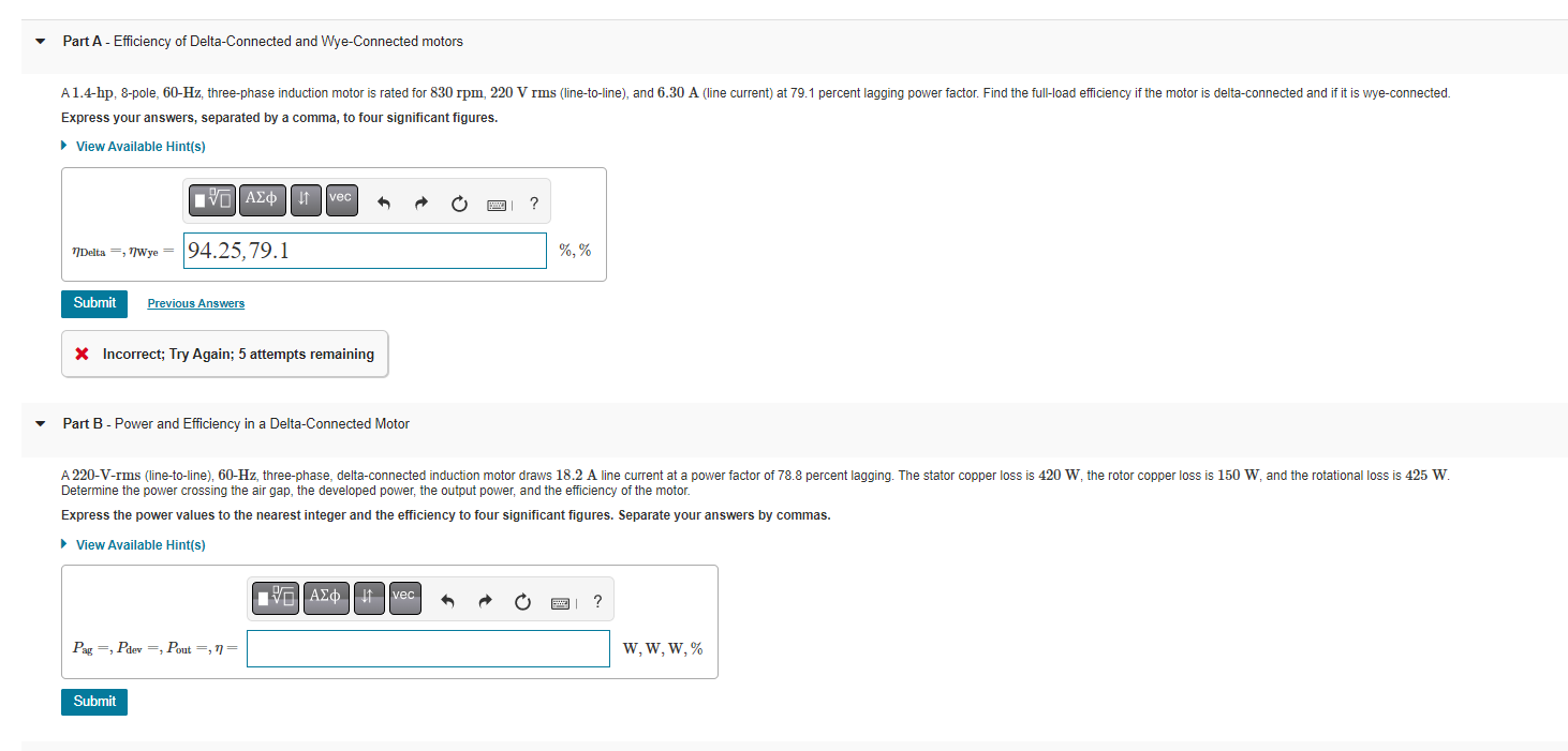Solved Learning Goal: Be able to apply the many equations | Chegg.com