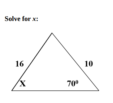 Solved Solve for x ﻿: | Chegg.com