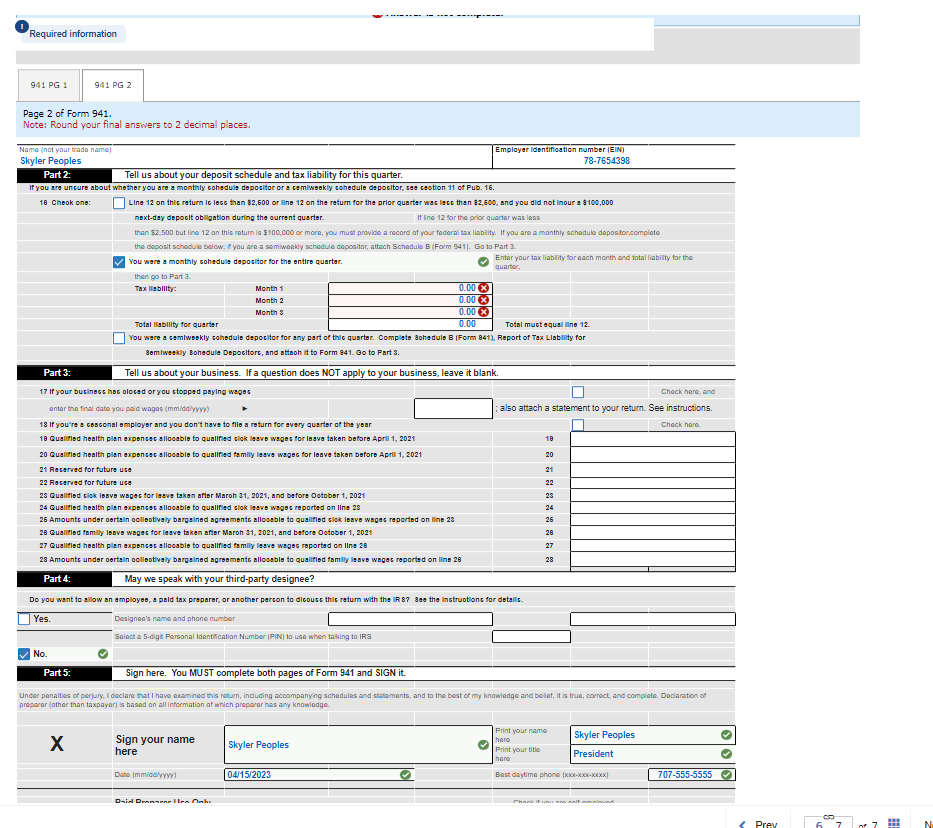 Solved Required informationSkip to question[The following | Chegg.com